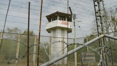 Prison Watch Tower Stock Video Footage | Royalty Free Prison Watch ...