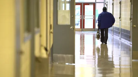 prisoner walking in hallway of prison ja... | Stock Video | Pond5