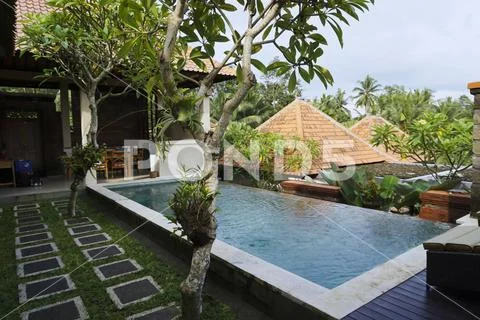 Private infinity pool at Villa at Griya Shanti Villas and Spa, Ubud ...