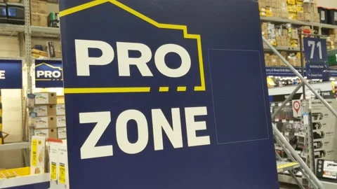 Pro Zone Signage | Stock Video | Pond5