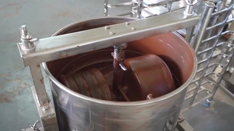 Process Of Conching Chocolate Mixture In... | Stock Video | Pond5