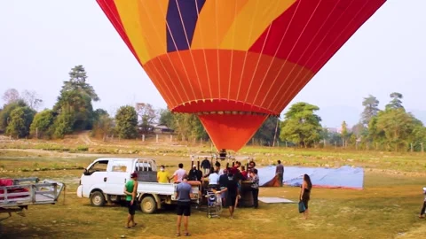 The process of inflating a balloon | Stock Video | Pond5