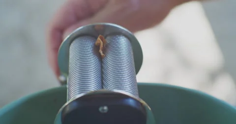 the process of making cigarettes. grindi... | Stock Video | Pond5