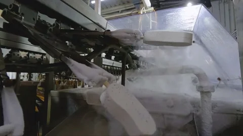 The process of making ice cream. How ice... | Stock Video | Pond5