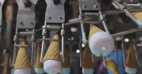 The process of making ice cream. How ice... | Stock Video | Pond5