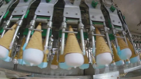 The process of making ice cream. How ice... | Stock Video | Pond5