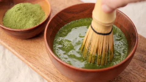 Making Matcha Stock Footage ~ Royalty Free Stock Videos | Pond5