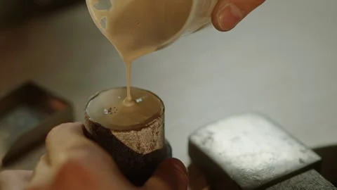 Plaster Casting Stock Footage ~ Royalty Free Stock Videos | Pond5