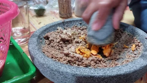 the process of making spices in the trad... | Stock Video | Pond5