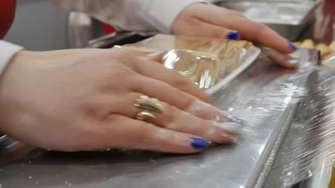 The process of packaging the substrate w... | Stock Video | Pond5