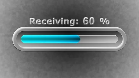 Process of Receiving in the screen. 4K R... | Stock Video | Pond5
