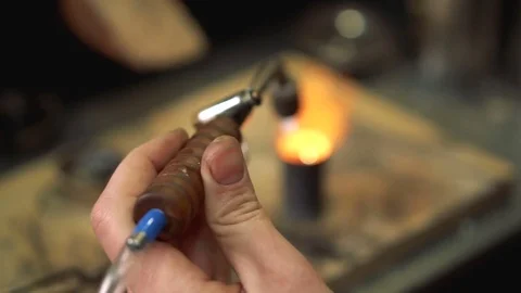 Process silver melting in the form of us... | Stock Video | Pond5