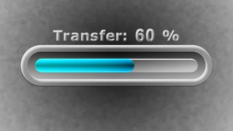 Process of Transfer in the screen. 4K Re... | Stock Video | Pond5