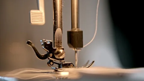 Process of working of needle of a sewing... | Stock Video | Pond5