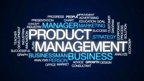 Product management animated word cloud, ... | Stock Video | Pond5