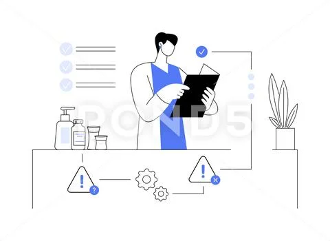 Product safety control abstract concept vector illustration.: Graphic ...