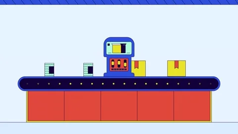 Assembly Line Animation Stock Videos – Royalty-Free HD & 4K Videos | Pond5