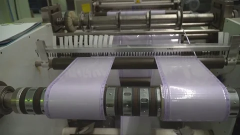 production line for sealing packaging ma... | Stock Video | Pond5