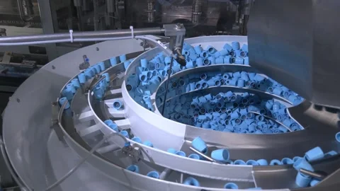 The production process of blood collecti... | Stock Video | Pond5