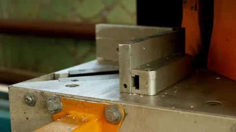 Production of pvc windows, machine for g... | Stock Video | Pond5