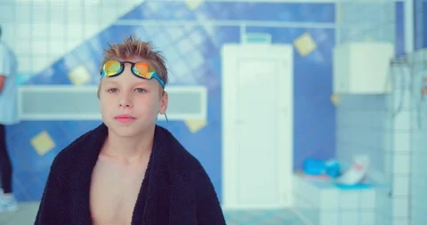 Professional child or swimmer adolescent... | Stock Video | Pond5