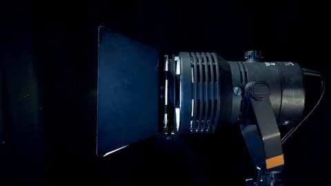 Professional cinema tungsten lens light ... | Stock Video | Pond5
