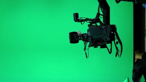 In a professional green screen studio, t... | Stock Video | Pond5