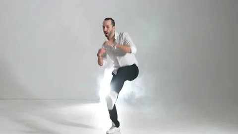 Professional male hip hopper in motion e... | Stock Video | Pond5