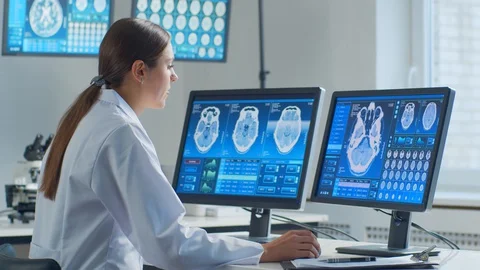 Professional medical doctor working in h... | Stock Video | Pond5