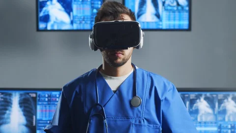 Professional medical doctor working in h... | Stock Video | Pond5