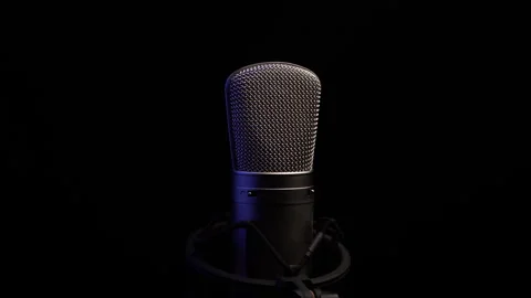 Professional Microphone, Studio Shot Wit... | Stock Video | Pond5
