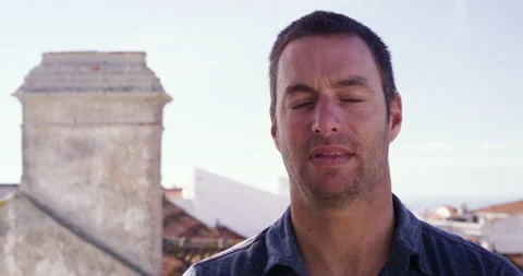 Professional surfer Toby Cunningham talk... | Stock Video | Pond5