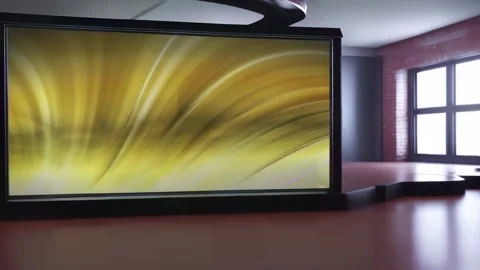 Professional Virtual TV Studio Backgroun... | Stock Video | Pond5