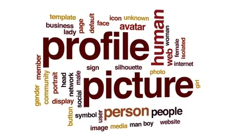 Profile Photo Design Stock Footage ~ Royalty Free Stock Videos | Pond5