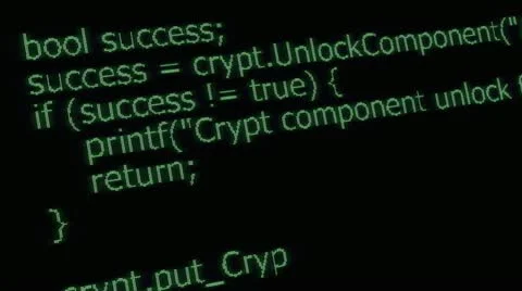 C Code Stock Footage ~ Royalty Free Stock Videos | Pond5