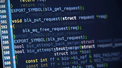 Computer Screen Code Stock Videos – Royalty-Free HD & 4K Videos