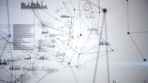 Program codes and different graphs | Stock Video | Pond5