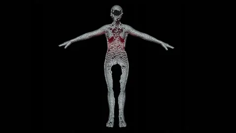 Programmable matter forming body of huma... | Stock Video | Pond5