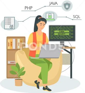 Programmer engineering and coding. Programmer working on web development on: Graphic #166941497