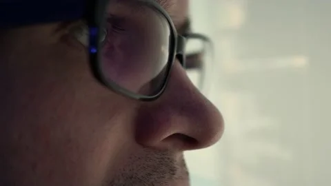 programmer, a man in front of a computer... | Stock Video | Pond5