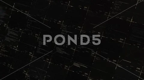 Programming blocks of code with glitch effect on black background, seamless loop Illustration ...