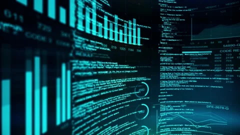 Programming code abstract technology bac... | Stock Video | Pond5