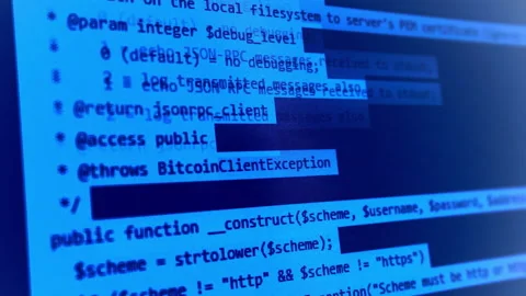 Programming Code Running Stock Footage ~ Royalty Free Stock Videos | Pond5