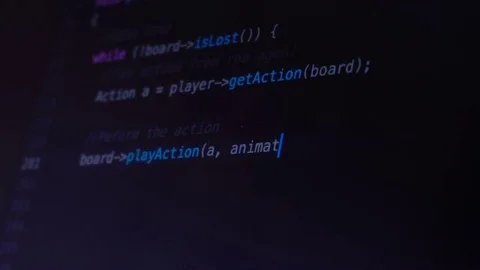 Programming Code Running Stock Footage ~ Royalty Free Stock Videos | Pond5