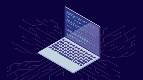 Monitor Isometric Stock Footage ~ Royalty Free Stock Videos | Pond5