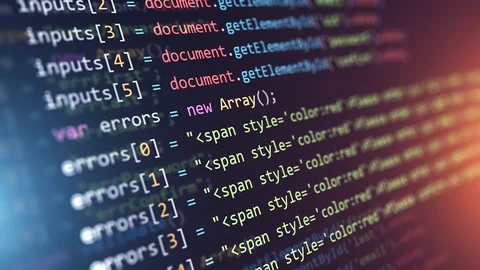 Programming source code abstract backgro... | Stock Video | Pond5