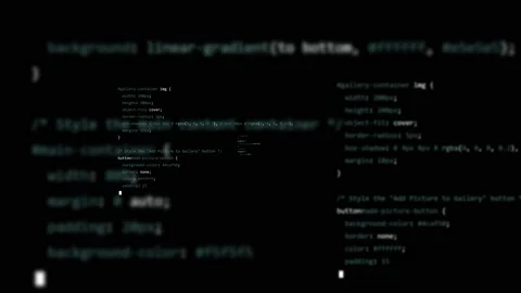 programming web template with css langua... | Stock Video | Pond5