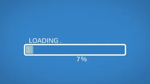 Progress bar animation | Stock Video | Pond5