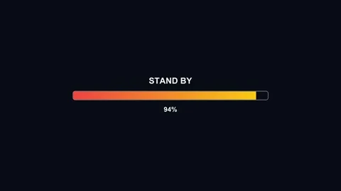 Progress bar animation shows loading sta... | Stock Video | Pond5