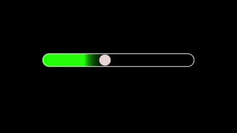 Progress bar loading animation on black ... | Stock Video | Pond5